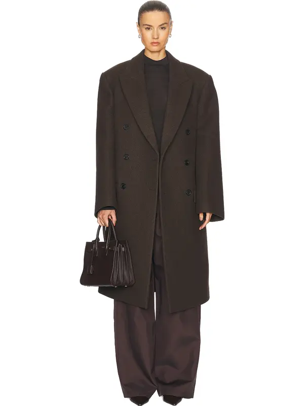 Wardrobe.NYC X Hailey Bieber Hb Coat - Dark Brown