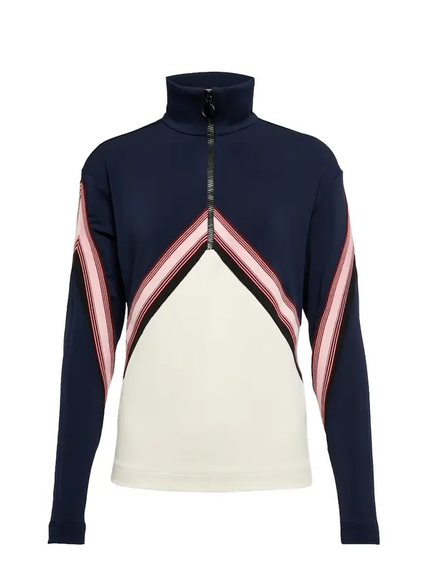 Victoria Beckham Chevron Track Top - Blue