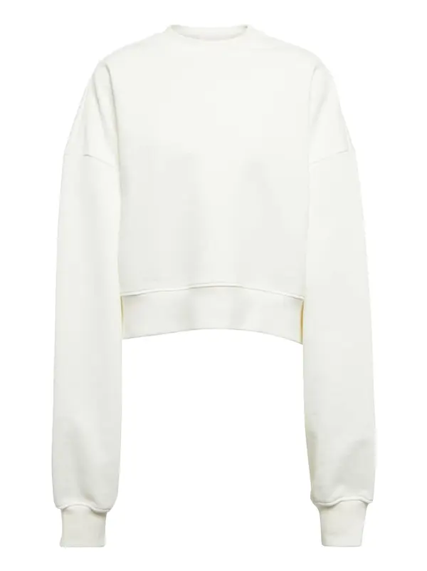 Wardrobe.NYC X Hailey Bieber Hb Cotton Fleece Sweatshirt - White