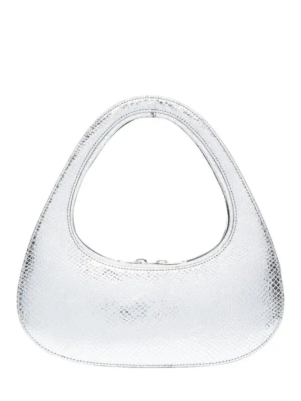 Coperni Swipe Leather Tote - Silver