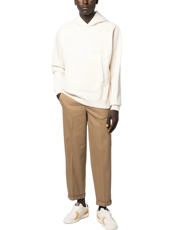 Golden Goose Cropped Straight-leg Chinos - Neutrals