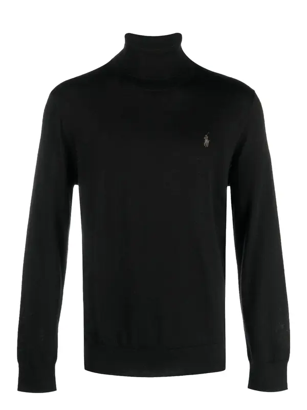 Polo Ralph Lauren Polo Pony Motif Jumper - Black