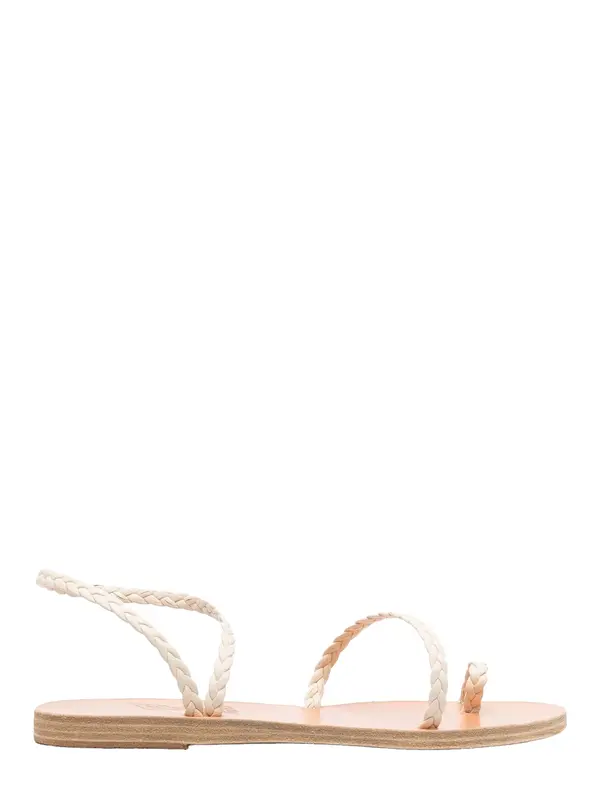 ANCIENT GREEK SANDALS Eleftheria Braided-strap Sandals - White