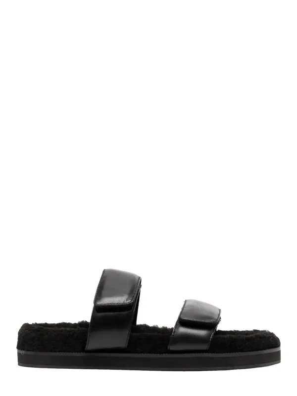 Senso Theo Leather Sandals - Black