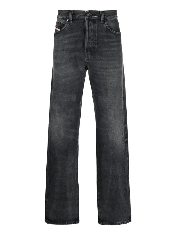 DIESEL® 2010 D-macs 007j5 Straight-leg Jeans - Black