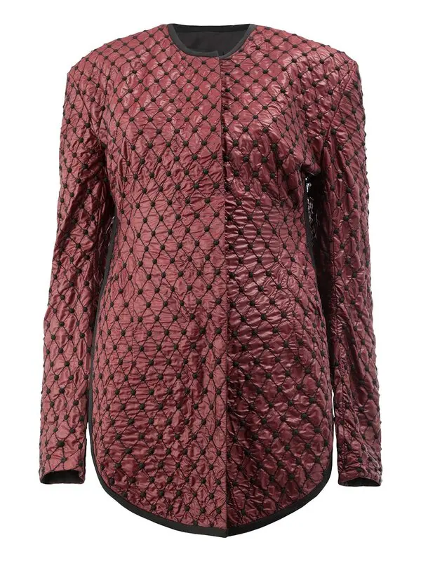 LITKOVSKA Quilted Fitted Jacket - Red