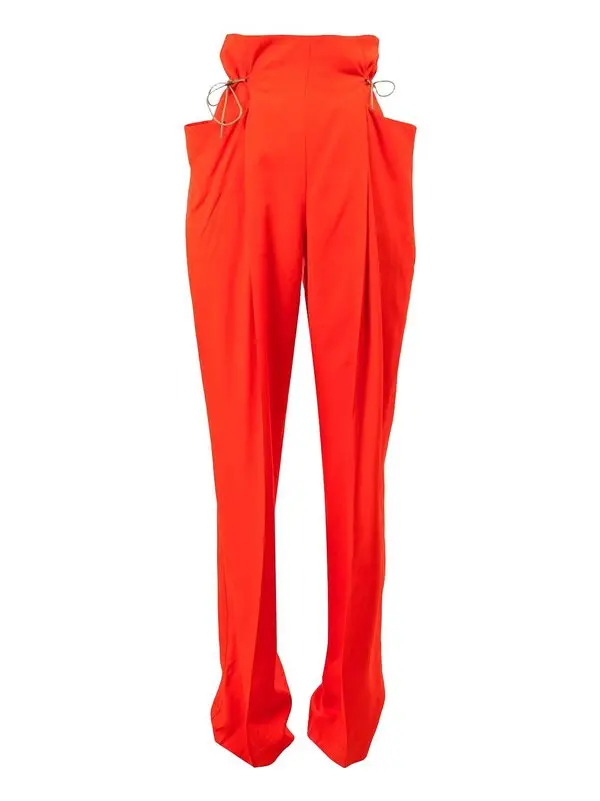 LITKOVSKA High Waisted Trousers - Yellow