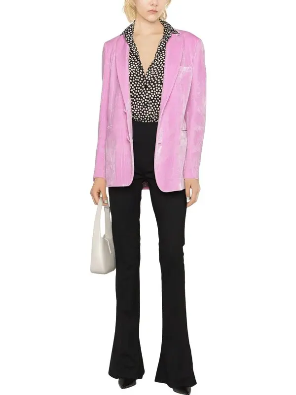 Etro Paisley Velvet Blazer - Pink