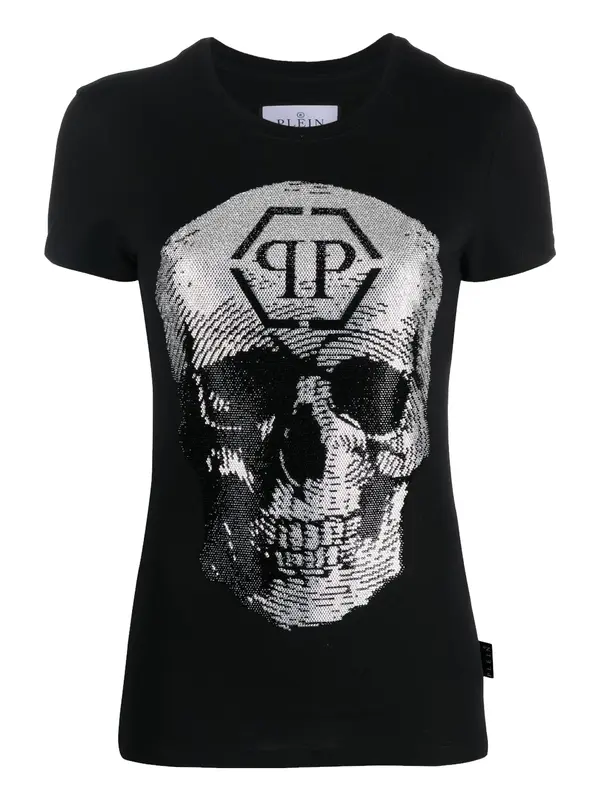 Philipp Plein Skull Print T-shirt - Black