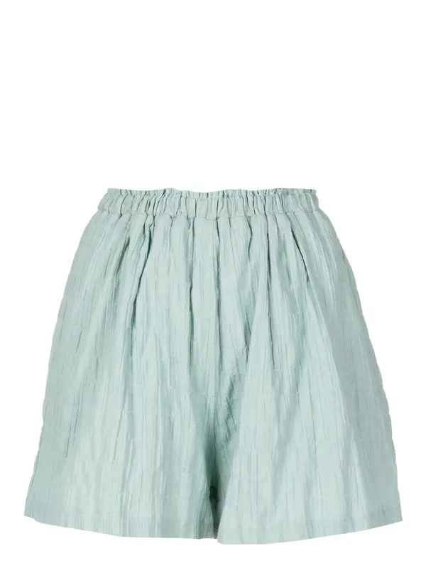 CLUBE BOSSA Mandoline High-waisted Shorts - Blue