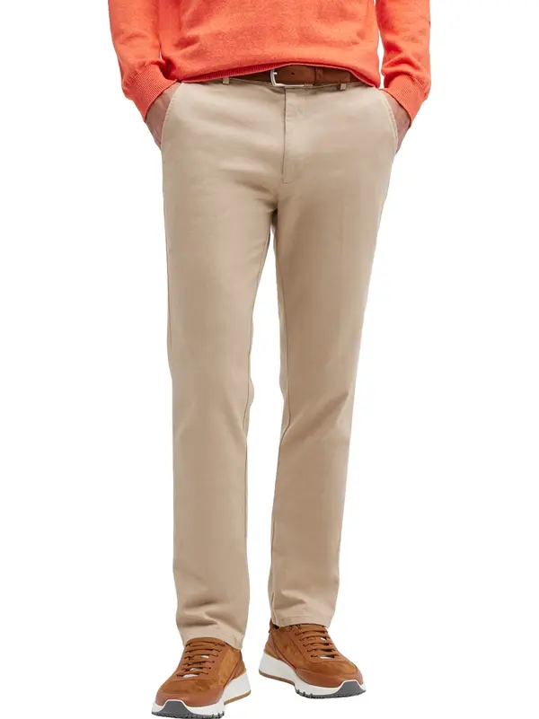 Peter Millar Pilot Flat Front Trousers - Khaki