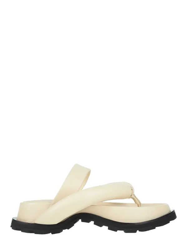 JIL SANDER Thong Sandals - Ivory