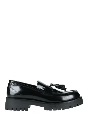 JONAK Leather Loafers - Black