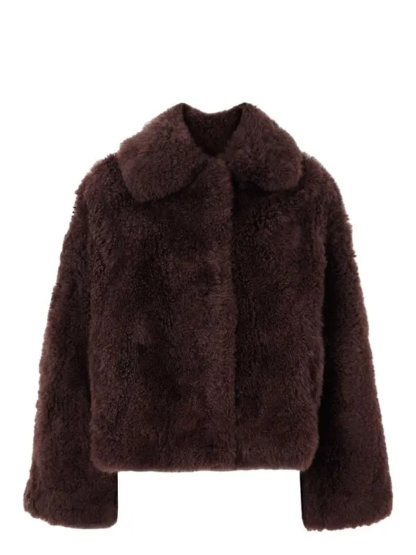 YVES SALOMON Shearling Jacket - Brass