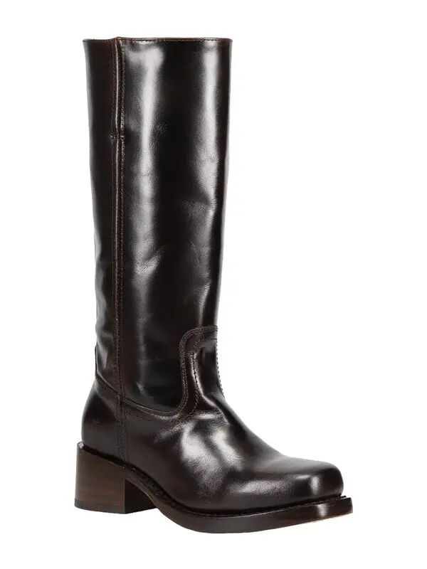 Frye Campus Knee High Boot - Bourbon
