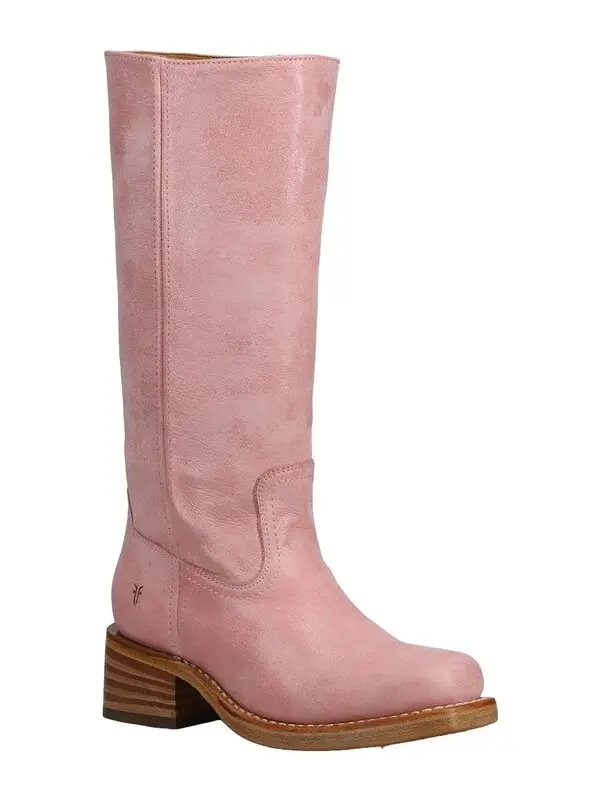 Frye Campus Knee High Boot - Pink