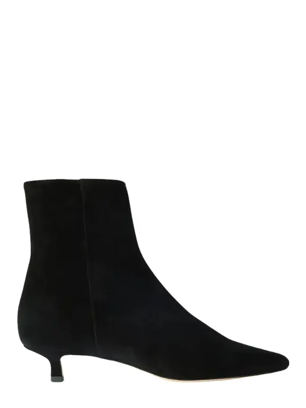 AeydĒ Sofie Suede Ankle Boots - Black