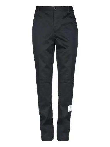 Thom Browne Cotton Twill Straight Leg Pants - Blue