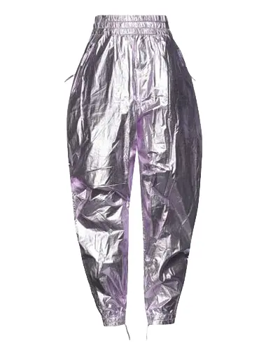 Isabel Marant Tapered Laminated Pants - Purple