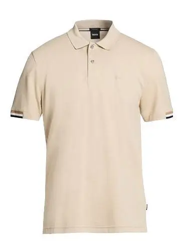 BOSS Polo Shirt Size Cotton - Beige