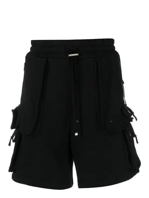 Amiri Pocket Detail Track Shorts - Black