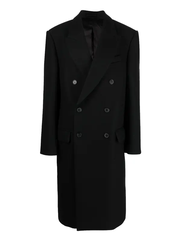 Wardrobe.NYC X Hailey Bieber Virgin Wool Coat - Black