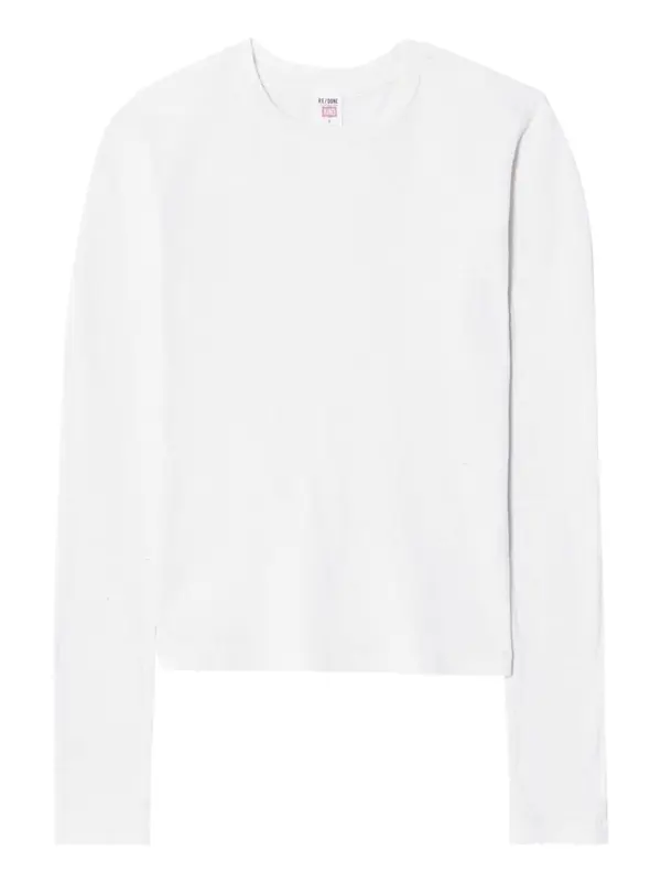 RE/DONE 90s Baby Long-sleeve T-shirt - White