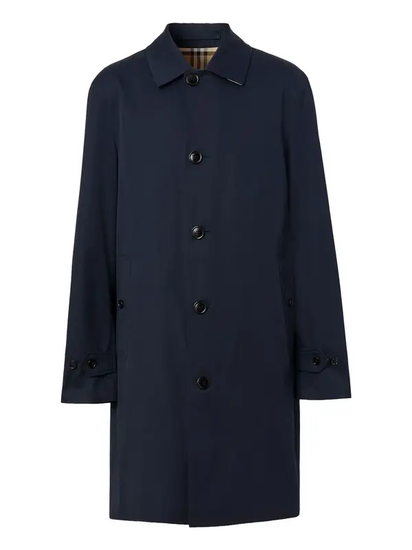 Burberry The Mid-length Paddington Heritage Car Coat - Blue