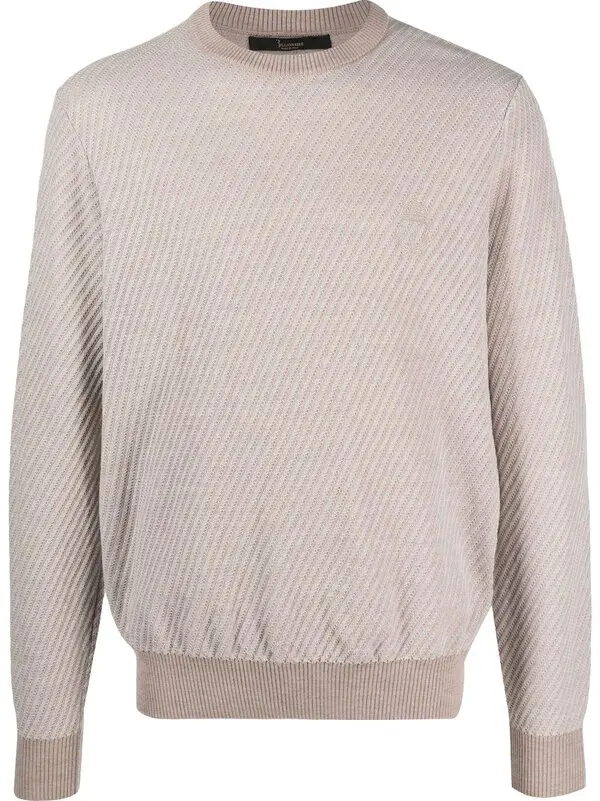 BILLIONAIRE Ribbed Merino-wool Jumper - Neutrals