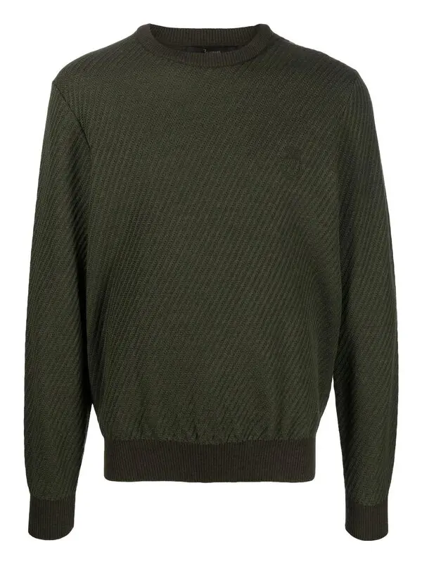 BILLIONAIRE Round-neck Knit Jumper - Green