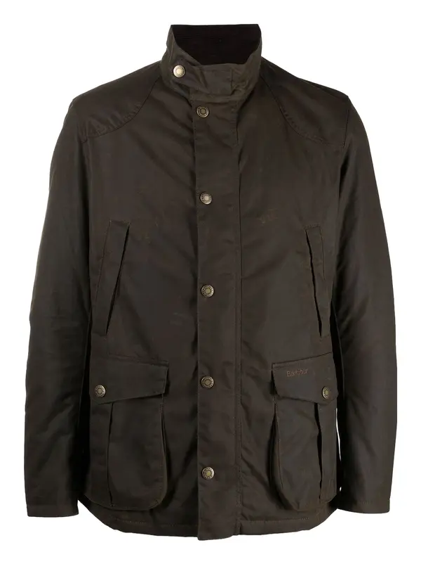Barbour Press-stud Cotton Jacket - Green