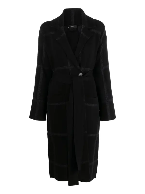 JOSEPH Single-breasted Coat - Black