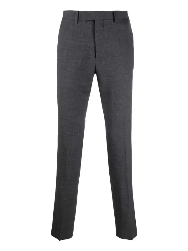 Sandro Straight-leg Wool Trousers - Grey