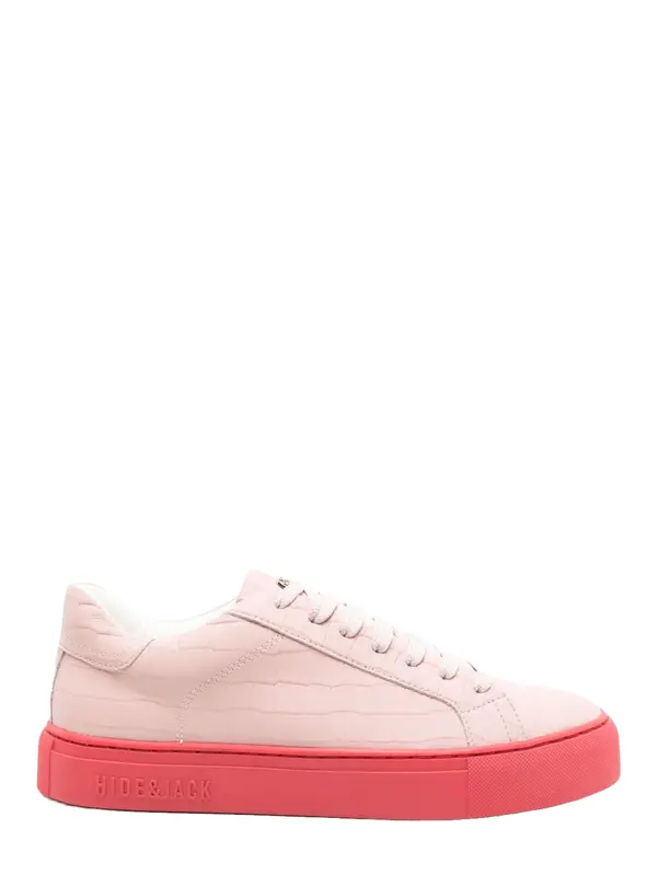 HIDE&JACK Essence Croco Sneakers - Pink