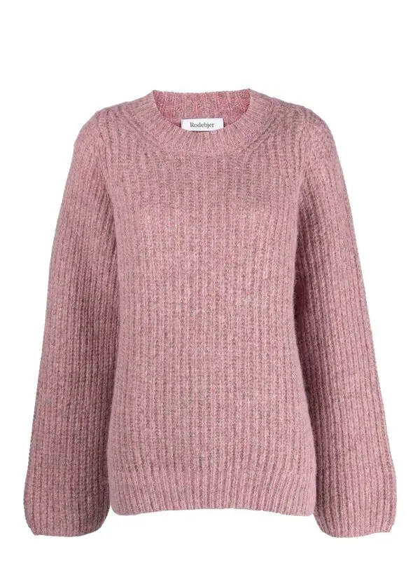 Rodebjer Ribbed-knit Jumper - Pink