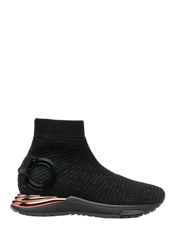 FERRAGAMO Gardena Ankle Sneakers - Black