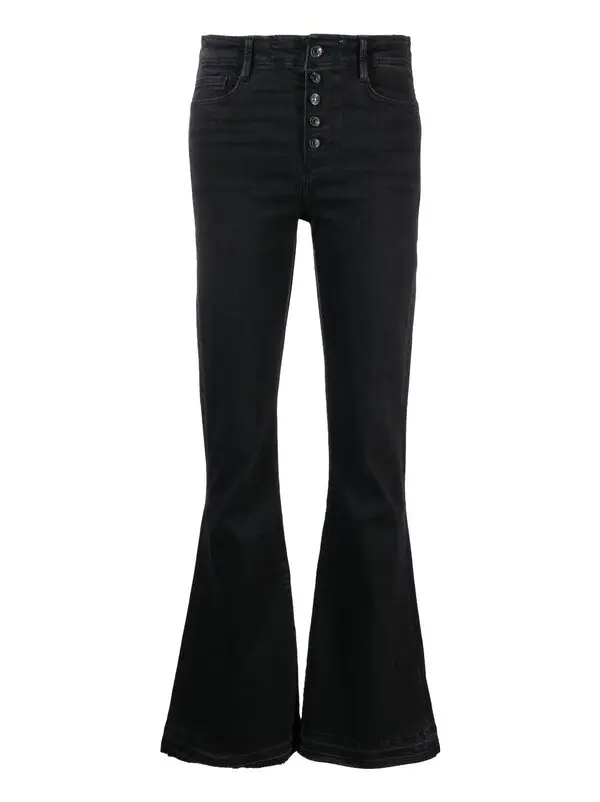 Paige Flared-leg Jeans - Black