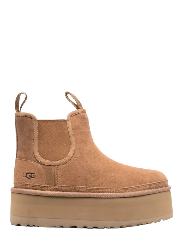 UGG Classic Mini Platform Chelsea Boots - Neutrals