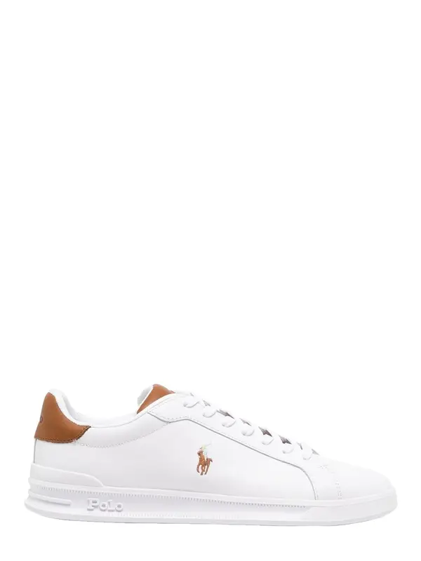 Polo Ralph Lauren Logo-embroidered Low-top Sneakers - White