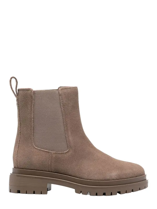Ralph Lauren Corinne Leather Ankle Boots - Brown