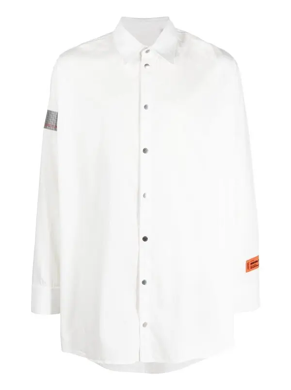 Heron Preston Stripe-detail Popeline Shirt - White