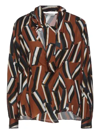MARIELLA ROSATI Multicolor Patterned Top - Brown