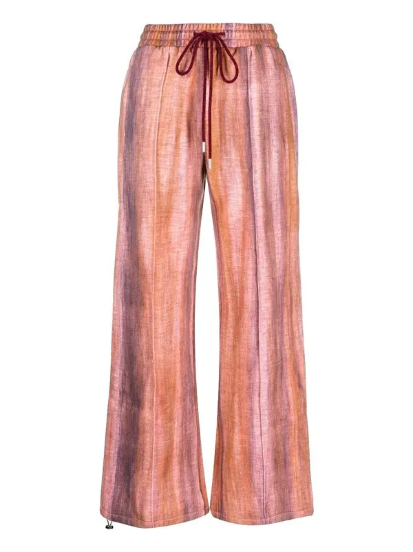 Andersson Bell Tie-dye Drawstring Trousers - Orange