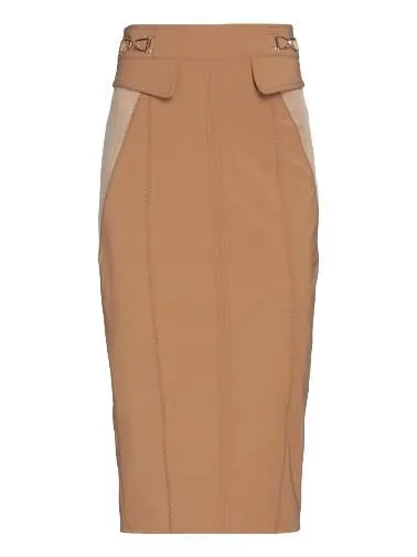 Elisabetta Franchi Midi Pencil Skirt - Beige