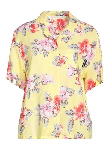 Palm Angels Woven Hawaiian-print Shirt - Yellow