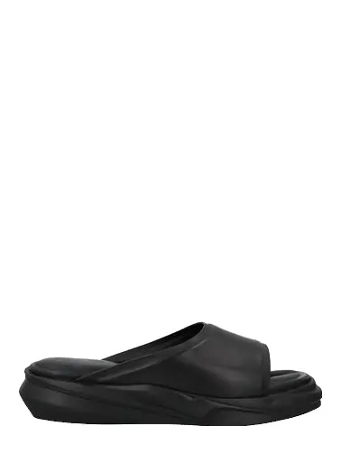1017 Alyx 9sm Leather Slide Sandals - Black