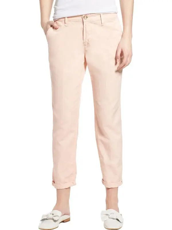 Ag Caden Crop Twill Trousers - Sulfur Prism Pi