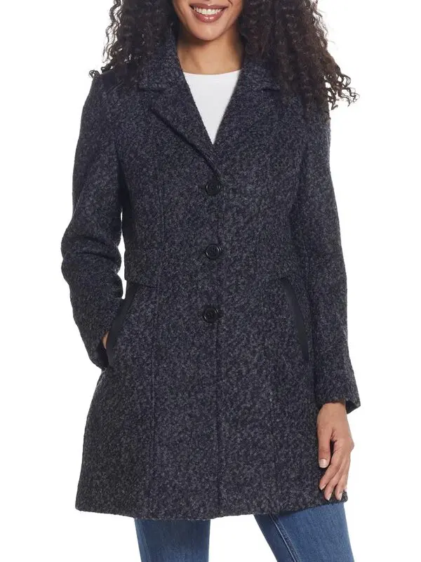 Gallery Walker Wool Coat - Black