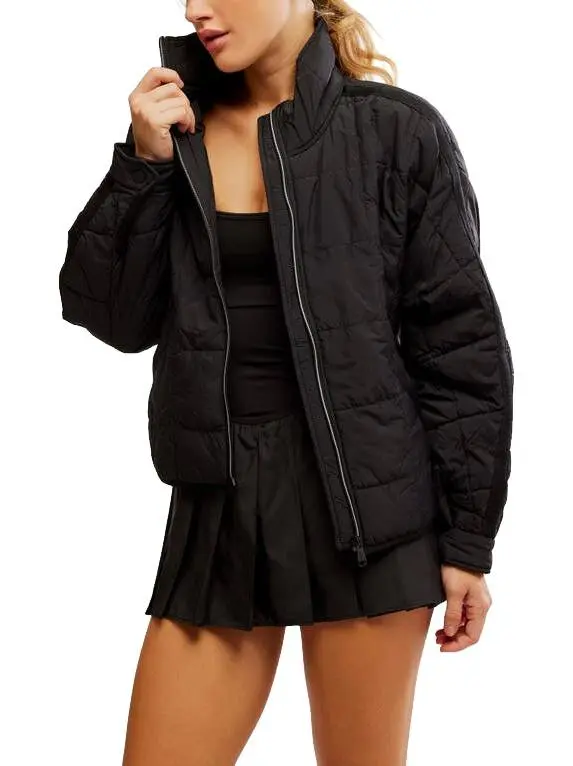 Free People Pippa Packable Puffer Jacket - Black
