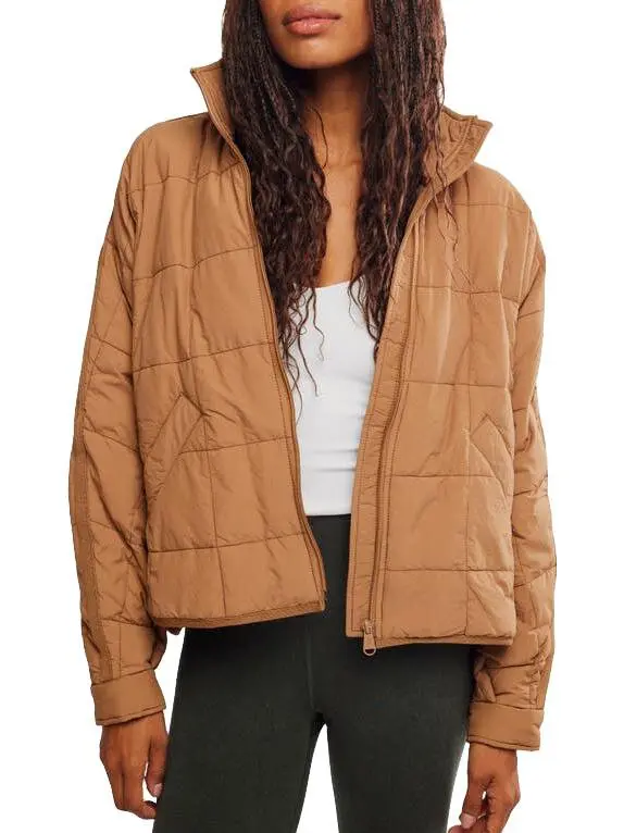 Free People Pippa Packable Puffer Jacket - Twig